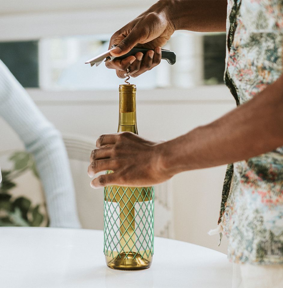 MT Products 7” Long Mesh Protective Sleeves For Wine Bottles or Liquor ...